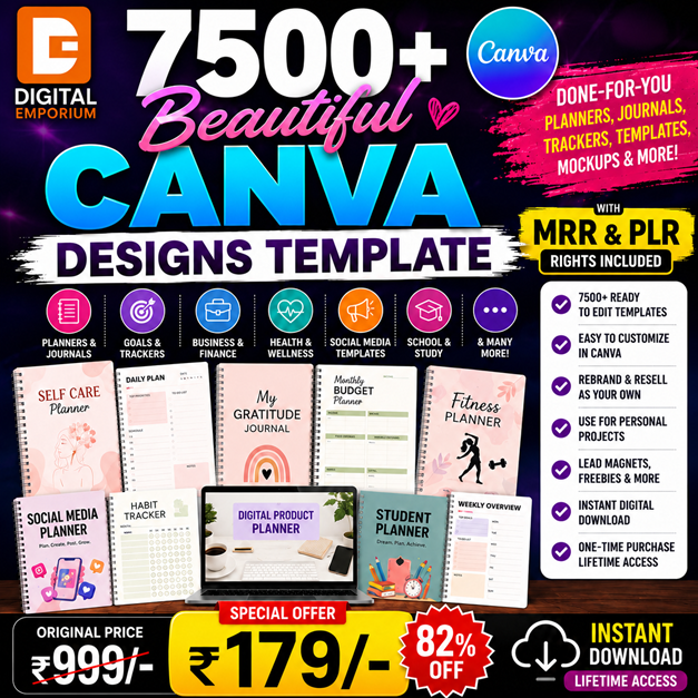 10000+ Canva Templates Bundle — Digital Emporium